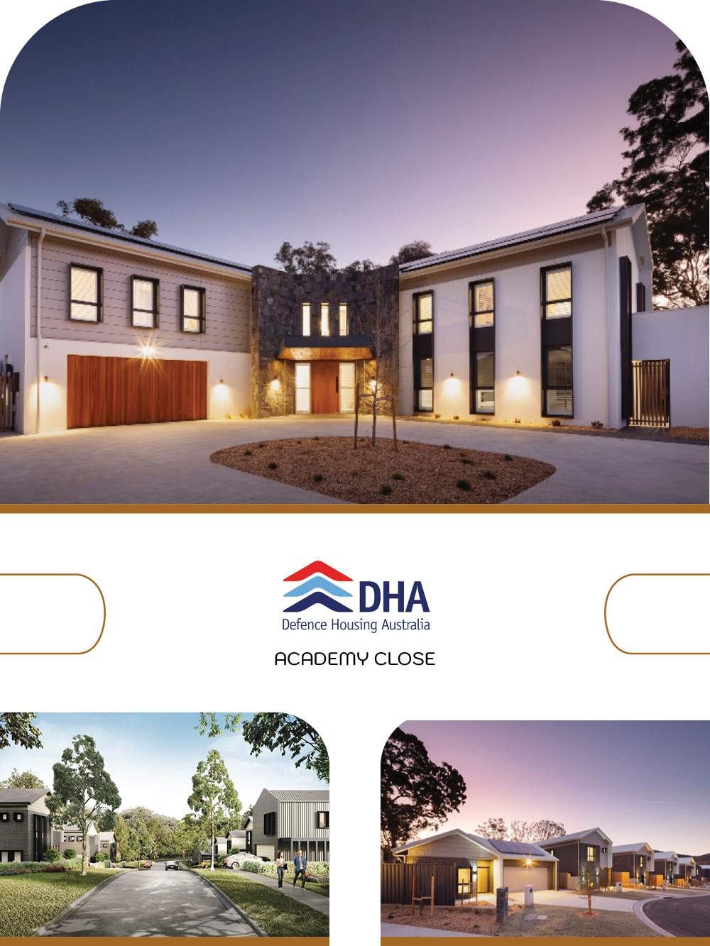 ACADEMY CLOSE: Architecturally designed Defence member homes, combining ...